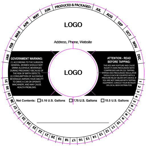 Artwork Guidelines Keg Collars And Labels KegCollar