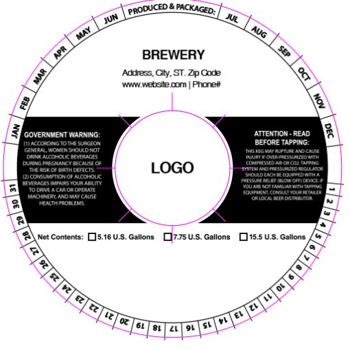 Artwork guidelines Keg Collars and Labels | KegCollar.com